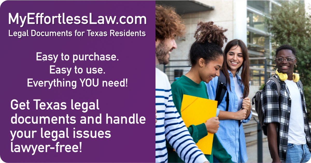 Home | My Effortless Law | Legal Documents for Texas Residents